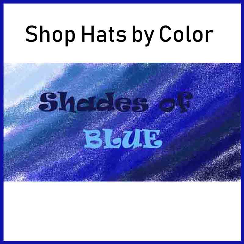 Shades of Blue - Light Blue Hat, Royal Blue Hat, Navy Hat ...