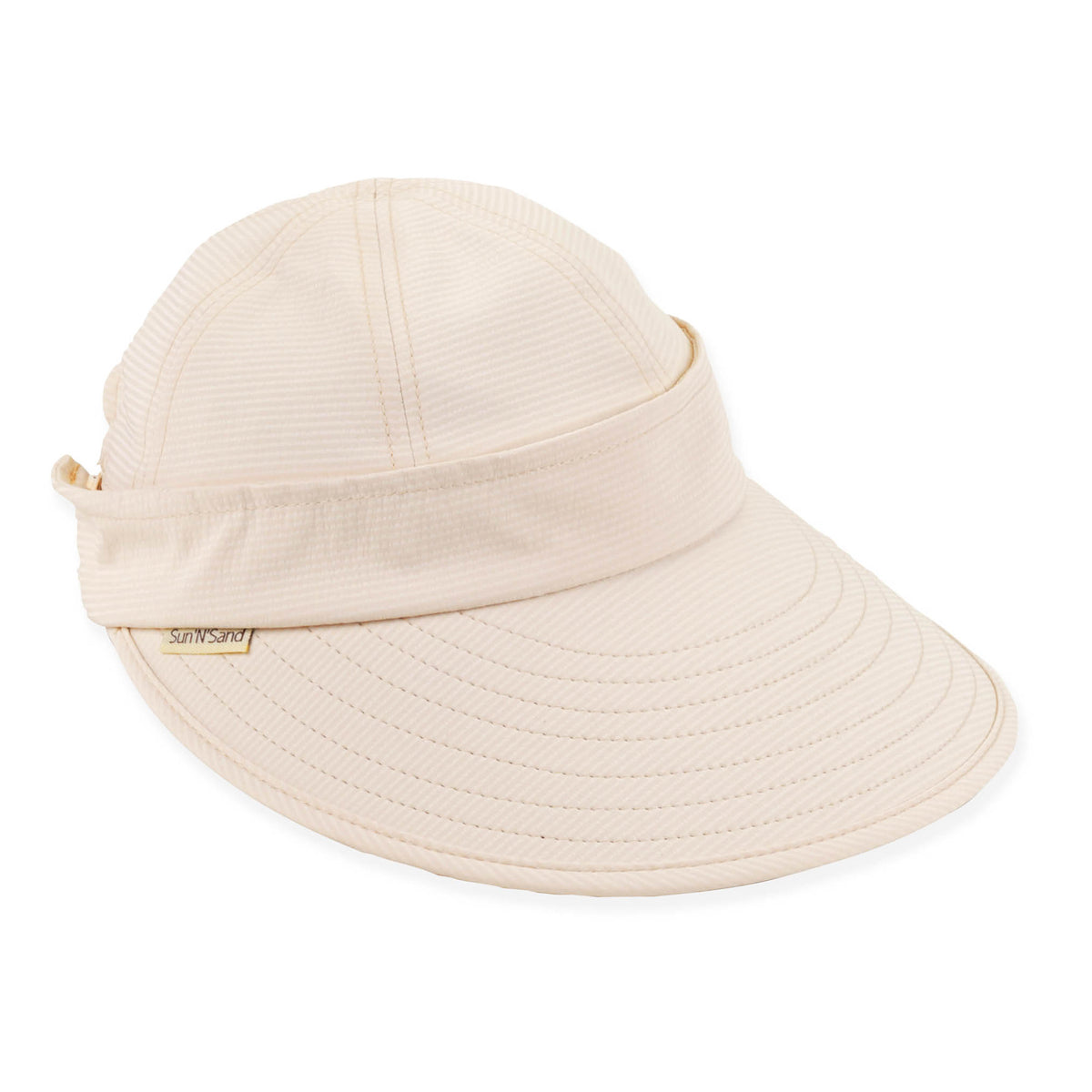 Detachable Crown Cotton Sun Visor Cap by Sun 'N' Sand — SetarTrading Hats