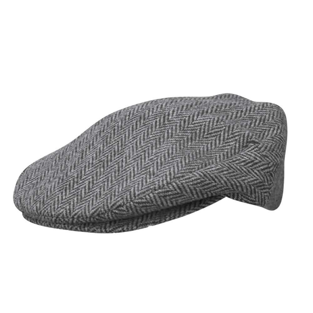 Duke Herringbone Wool Blend Ivy Cap - Scala Hats — SetarTrading Hats