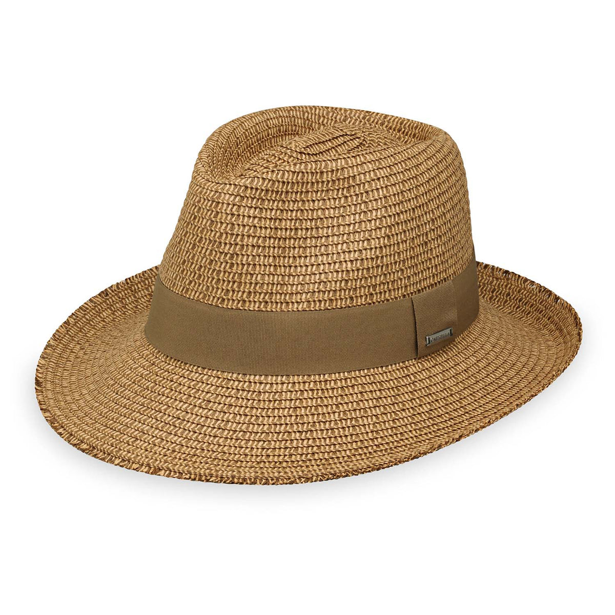 Emery Frayed Brim Fedora Hat with Golf Marker - Carkella by Wallaroo H ...