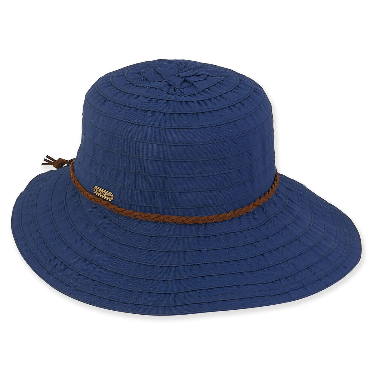 Packable Asymmetrical Brim Ribbon Hat - Sun 'N' Sand Hat — SetarTrading ...