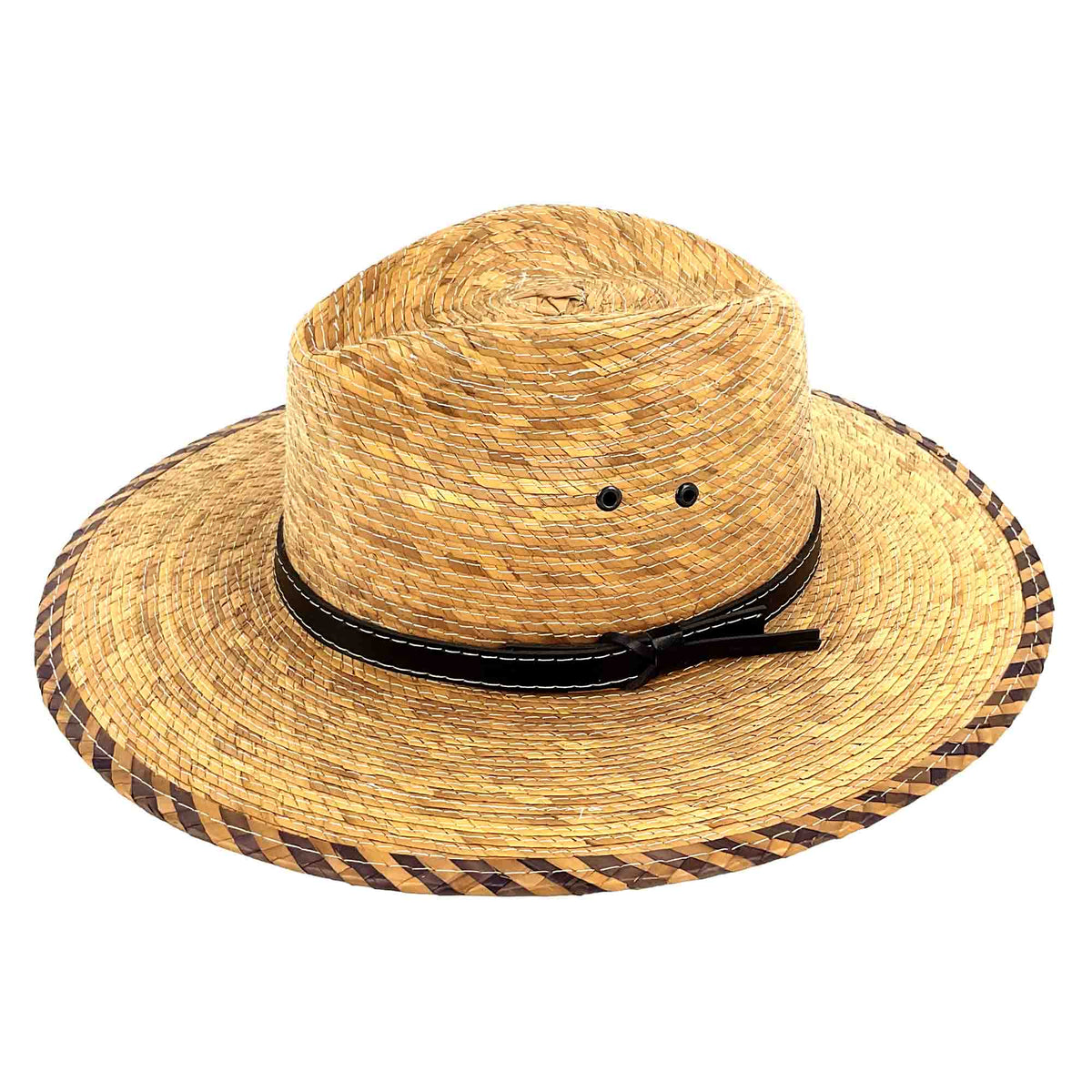 Petite Palm Leaf Safari Hat - Rustic Palm Leaf Hats — SetarTrading Hats