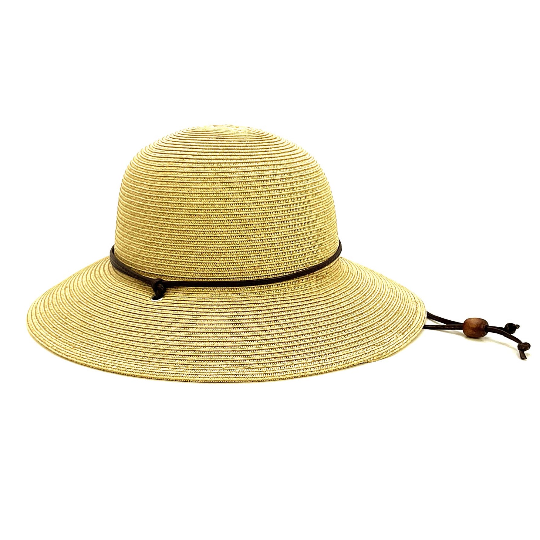 Petite Size Sun Hat with Chin Cord - Boardwalk Style — SetarTrading Hats