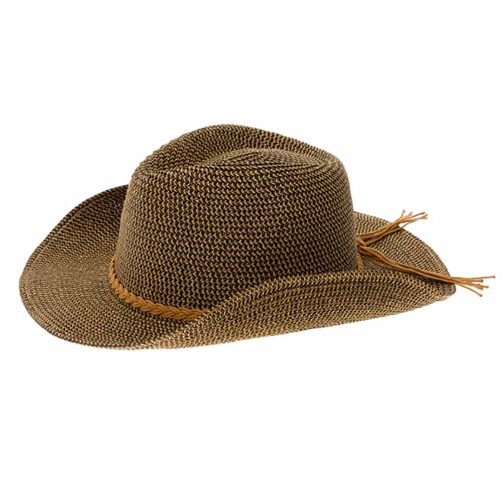 Shapeable Brim Straw Cowboy Hat - Boardwalk Style — SetarTrading Hats