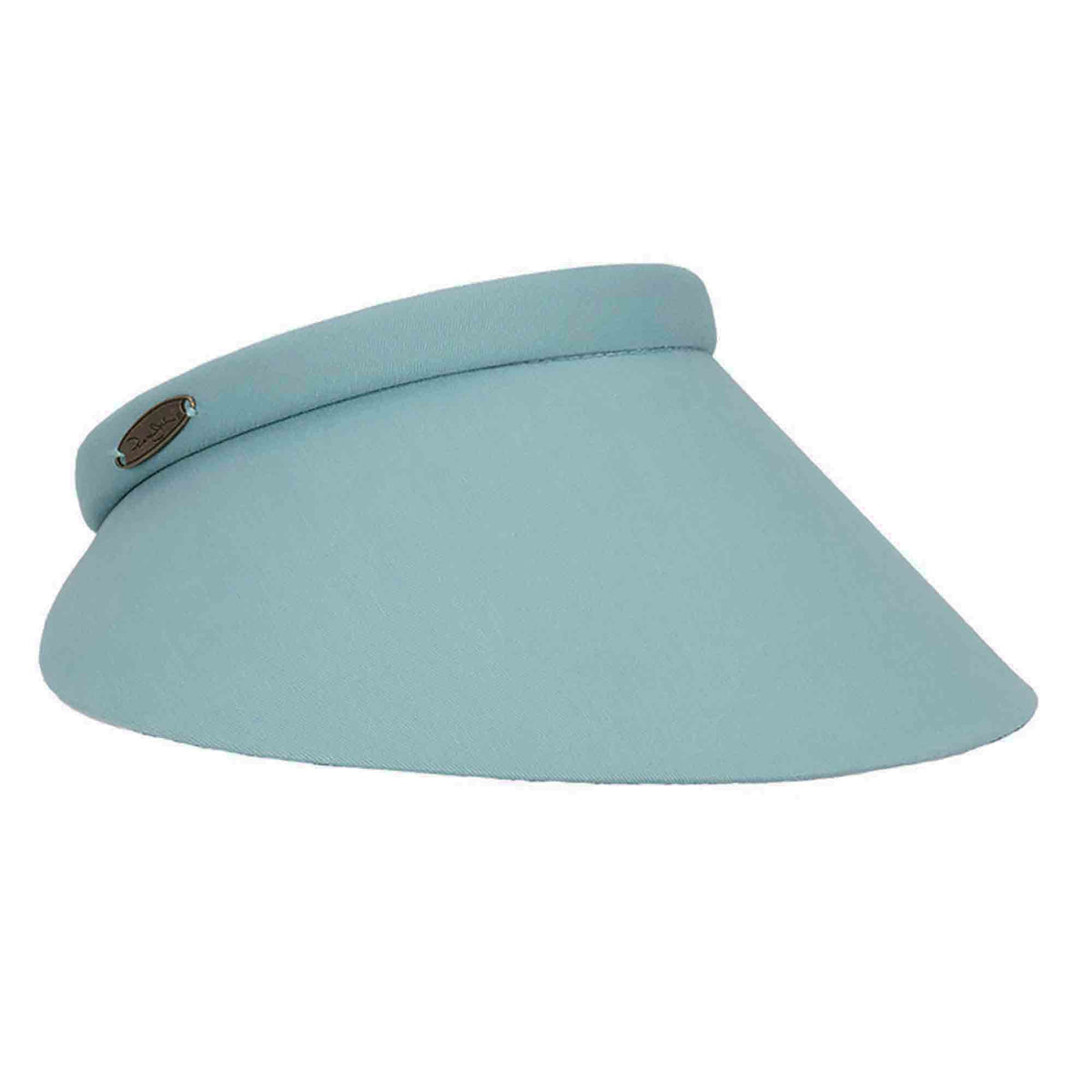 Wide Brim Clip-On Cotton Sun Visor, 4.5" - Panama Jack — SetarTrading Hats