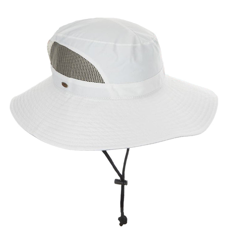 Scala Women's Trail Hat with Mesh Crown, Chin Strap, Ponytail Hole ...