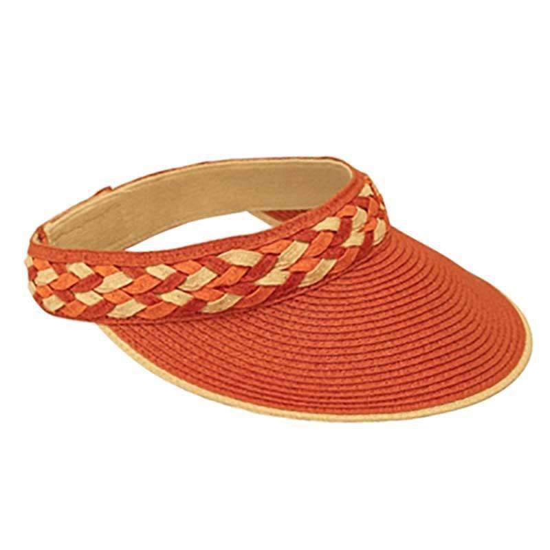 Visor with Cross Woven Band — SetarTrading Hats