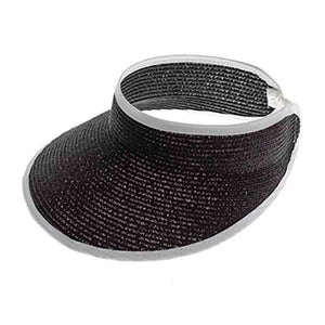 Two Tone Lightweight Women's Sun Visor - Boardwalk Style — SetarTrading ...