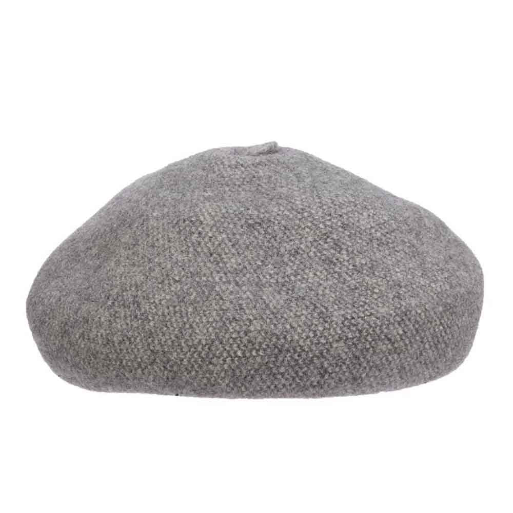 Boiled Wool Beret with Stalk - Scala Hats — SetarTrading Hats