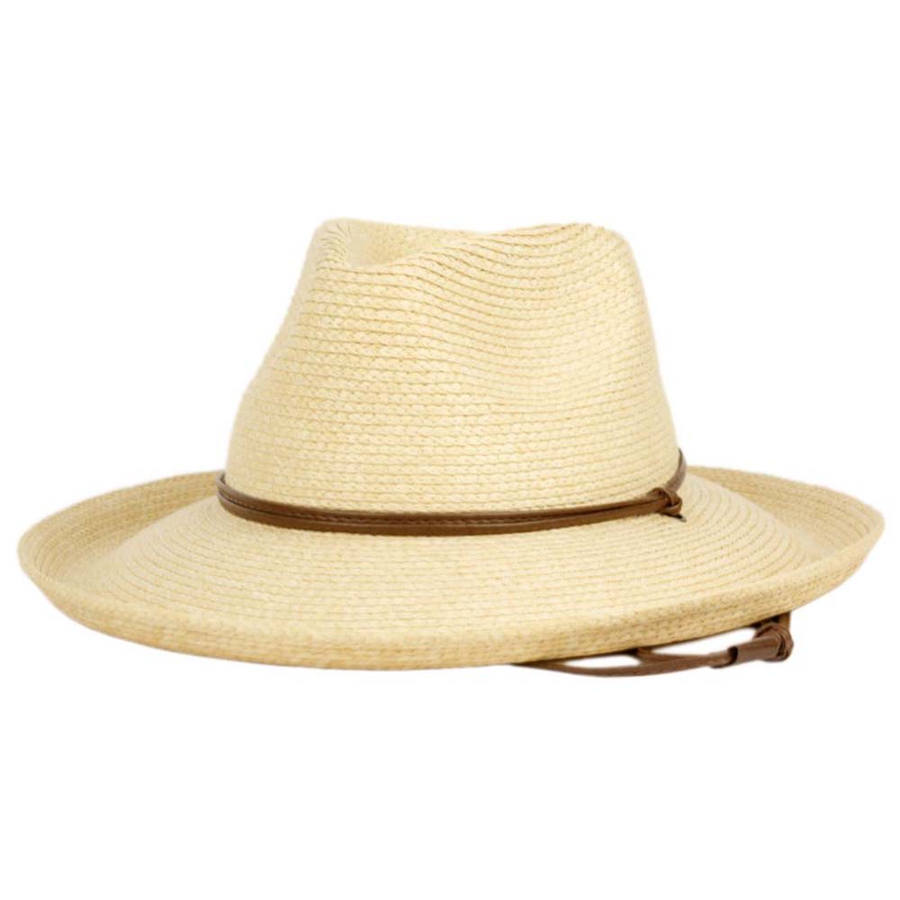 Braid Straw Up Turned Brim Safari Hat - Angela & William Hats ...