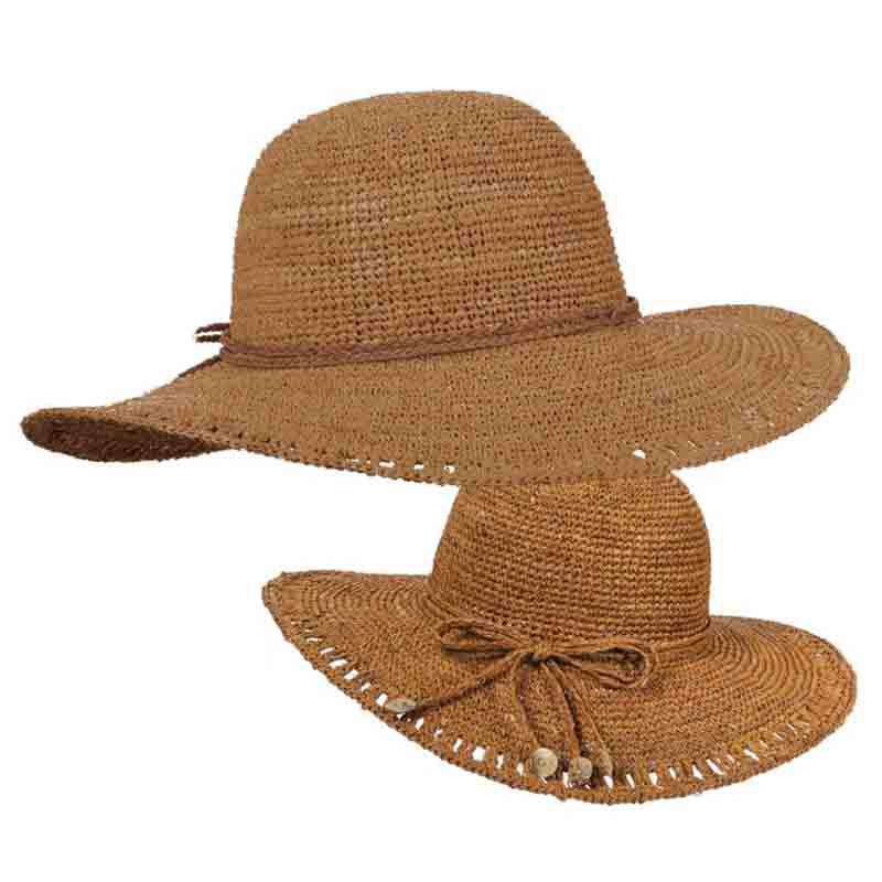 Hand Crocheted Raffia Floppy Hat - Callanan Hats — SetarTrading Hats