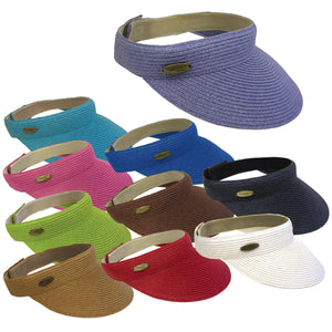 Iridescent Sun Visor - Cappelli Straworld Hats — SetarTrading Hats