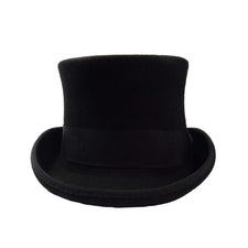 Classic Tall Black Wool Felt Top Hat by JSA for Men — SetarTrading Hats