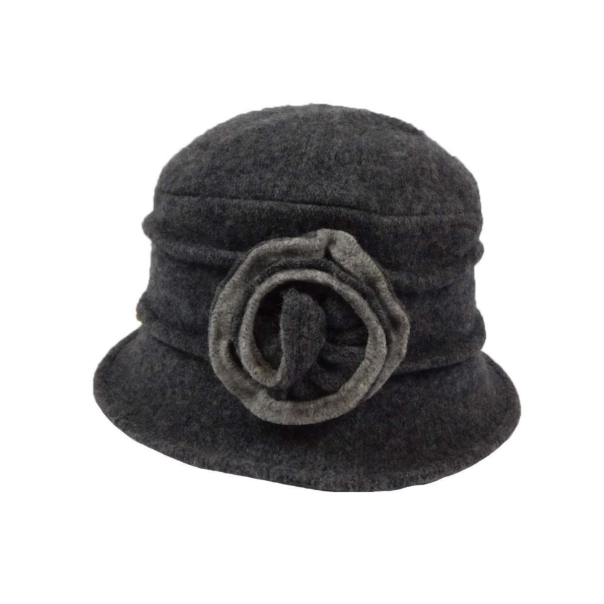 Boiled Wool Pleated Hat — SetarTrading Hats