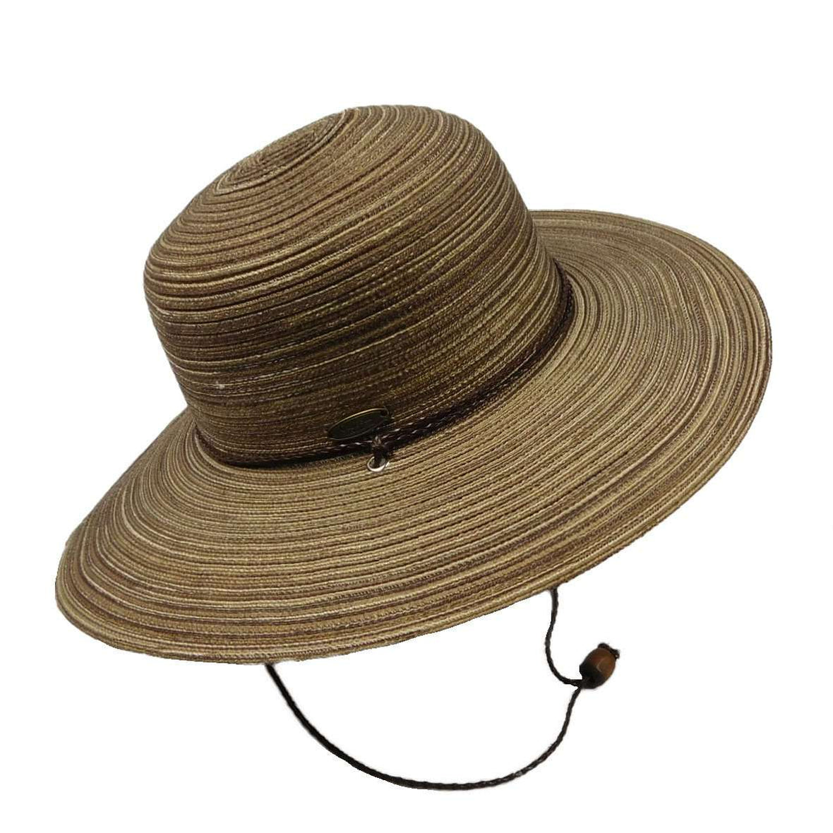 Saltwater Taffy Polybraid Wide Brim Beach Hat - DPC Sun Hats ...
