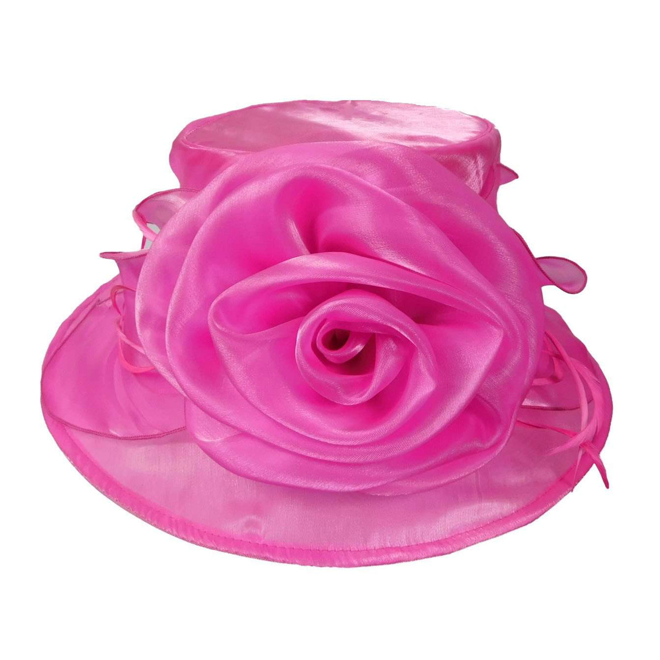 Organza Hat with Rose - Something Special Fancy Hats — SetarTrading Hats
