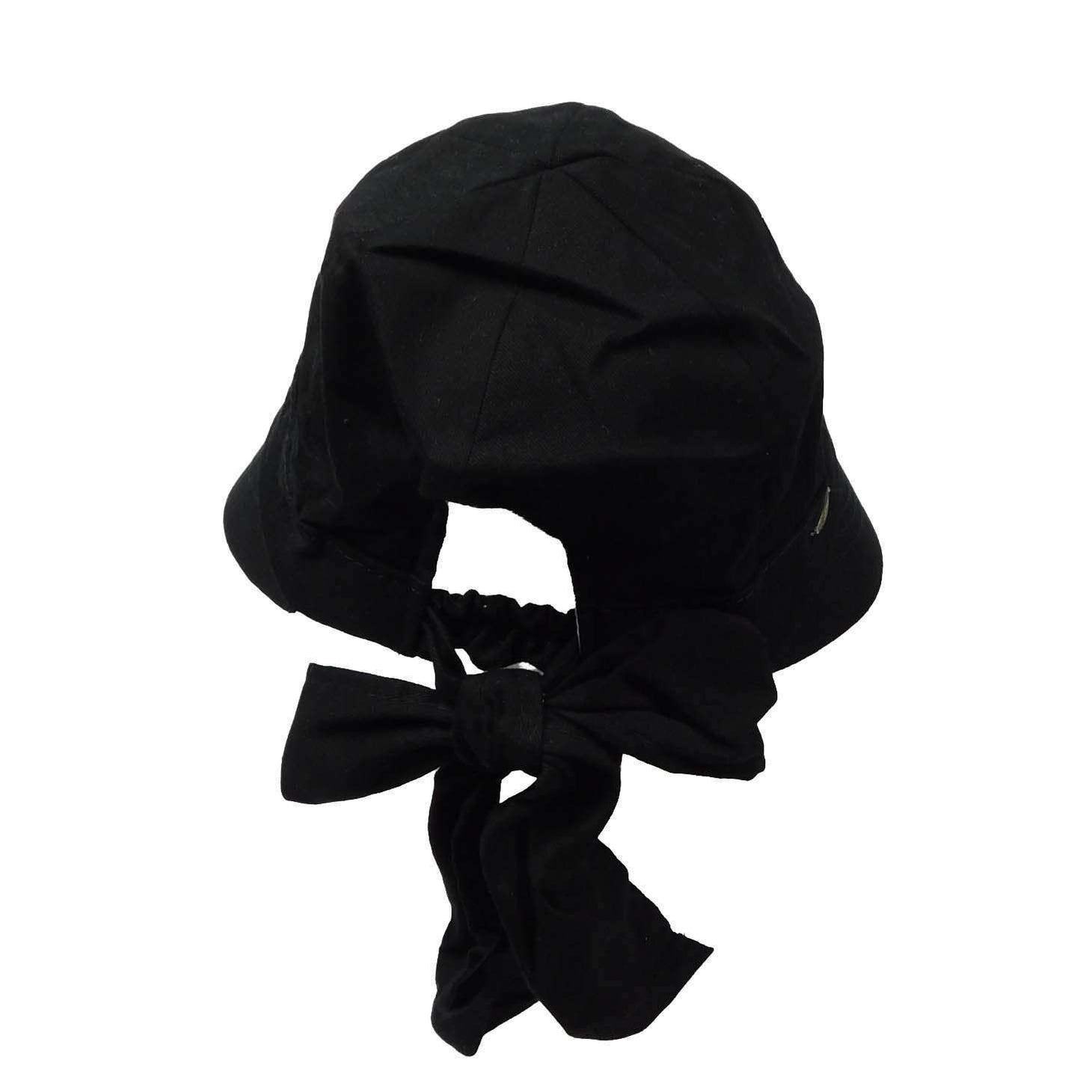 Cotton Facesaver Cap with Bow - Cappelli Hats — SetarTrading Hats