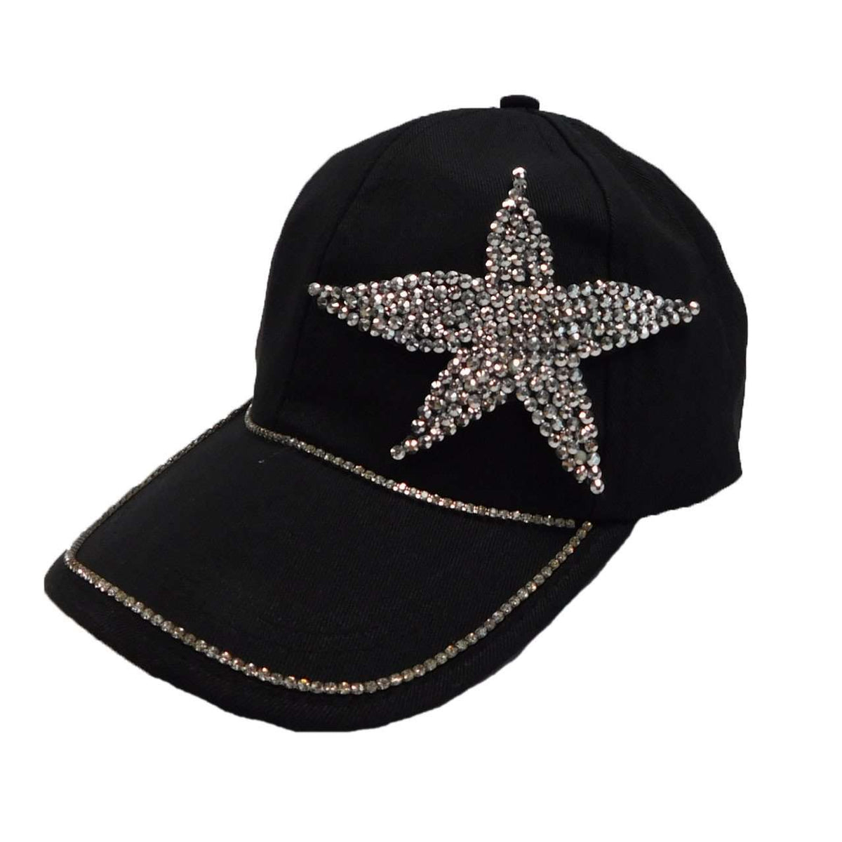 Rhinestone Star Baseball Cap — SetarTrading Hats