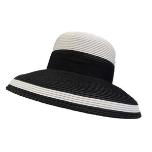 Tiffany Style Summer Hat by Karen Keith - Black and White ...
