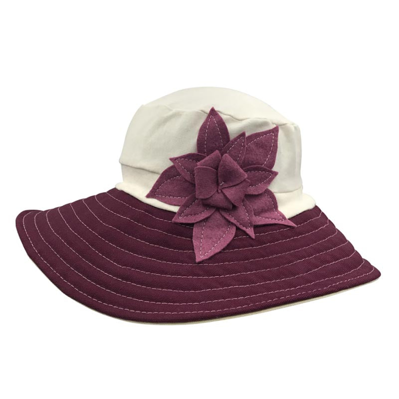 Garibaldi Organic Cotton Stretch Fit Sun Hat - Flipside Hats ...