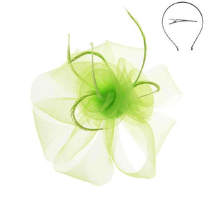 Loopy Mesh Lilies Fascinator — SetarTrading Hats