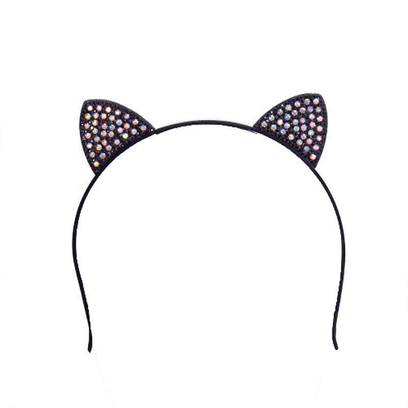 Rhinestone Cat Ears Headband — SetarTrading Hats