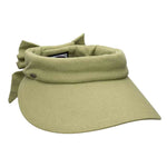 Large Round Linen Sun Visor with Bow - Scala Hats — SetarTrading Hats
