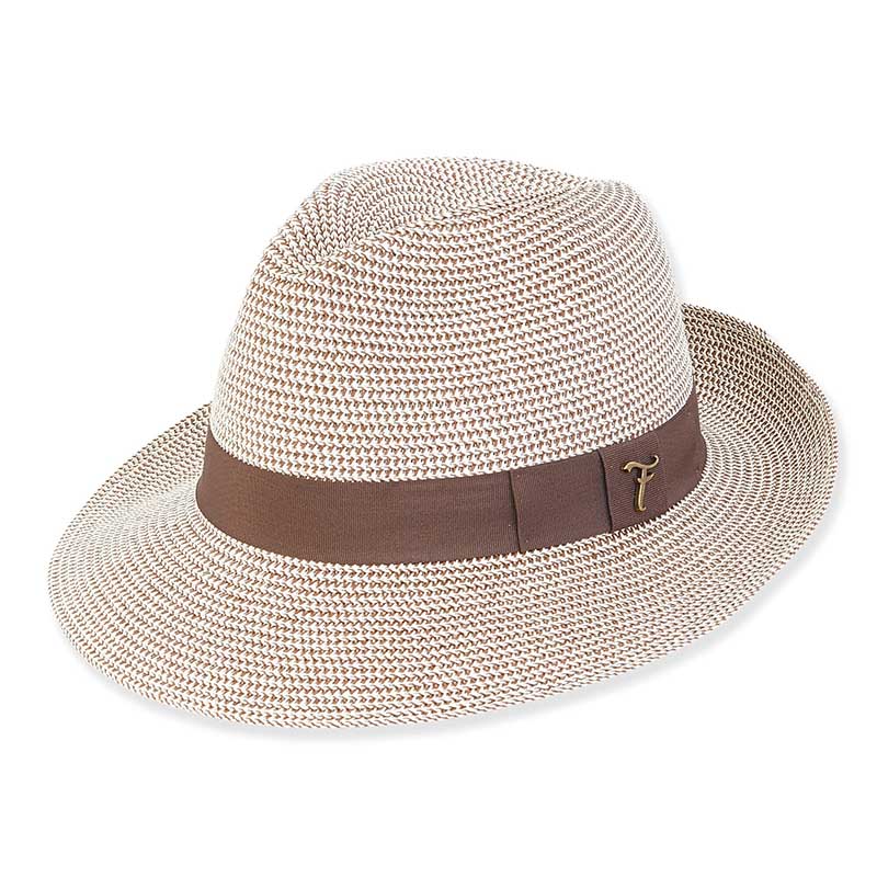 Large Size Two Tone Fedora Hat - Tidal Tom™ — SetarTrading Hats