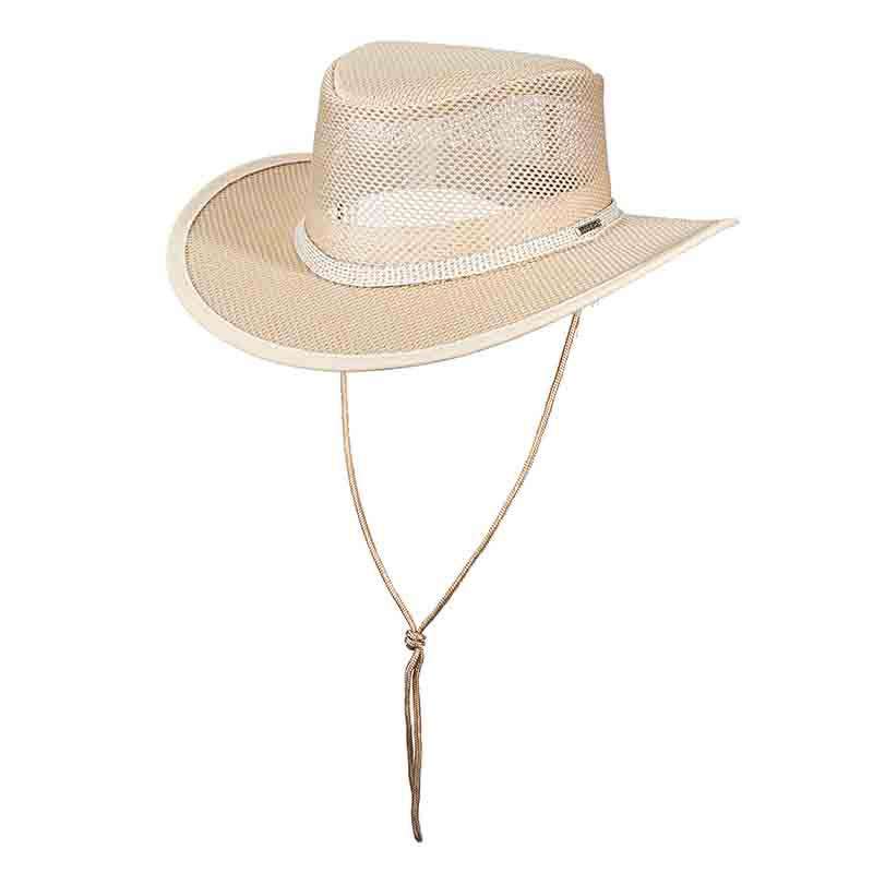 Stetson® Hats Mesh Outback Hat for Men up to 2XL, Natural ...
