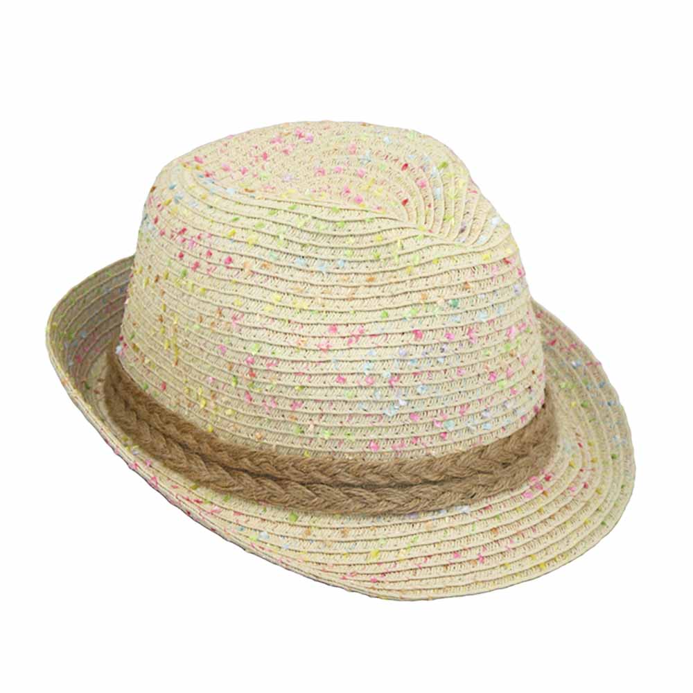 Small Heads Fleck Detail Petite Fedora Hat - JSA Petite Hats ...