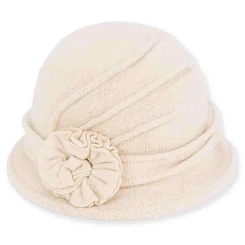 Trina Boiled Wool Cloche Hat - Adora® Hats — SetarTrading Hats