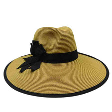 Elegant Wide Brim Straw Hat - Large and X-Large Size Women's Hats ...