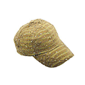 Glitter Striped Baseball Cap - Available in 12 Colors — SetarTrading Hats