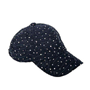 Glitter Striped Baseball Cap - Available in 12 Colors — SetarTrading Hats
