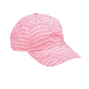 Glitter Striped Baseball Cap - Available in 12 Colors — SetarTrading Hats