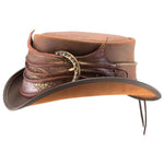Marlow Leather Steampunk Top Hat with Dragonfly Malfoy Band ...