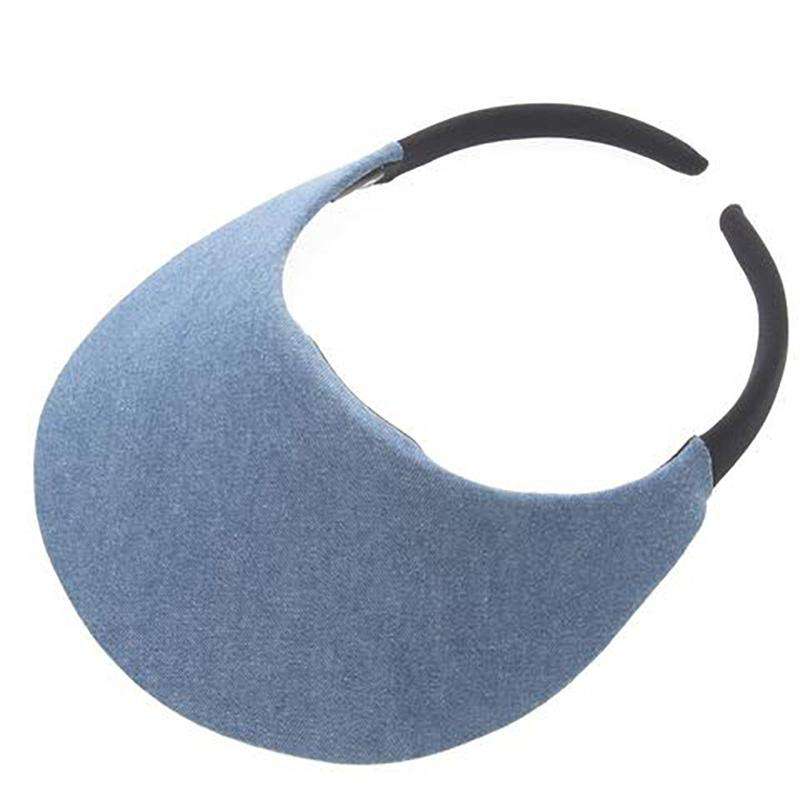 No Headache® Midsize Clip On Denim Sun Visor — SetarTrading Hats