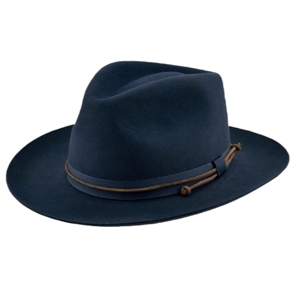 Nubuck Wool Felt Teardrop Fedora - Vintage Biltmore Hats USA ...