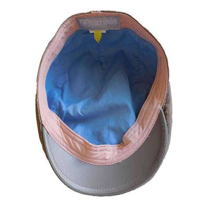 Stacy Adams Flat Cap Leatherette Under Bill - Grey - Men's Golf Caps ...