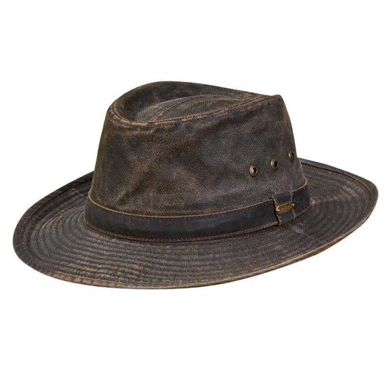 Distressed Cotton Tiller Hat - Stetson Legendary Hats — SetarTrading Hats