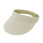 Traditional Sun Visor Tweed - Multi-Tone Braid Straw UPF50+ Sun Visors ...